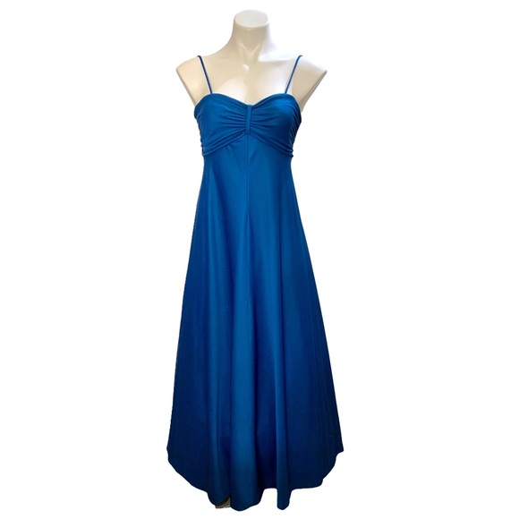 Vintage | Dresses | Vintage 7s Empire Waist Disco Prom Dress | Poshmark